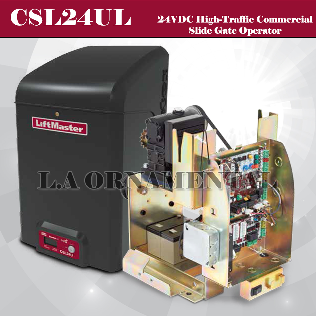 Liftmaster CSL24VL Slide Gate Operator - Liftmaster CSL24V Commercial ...