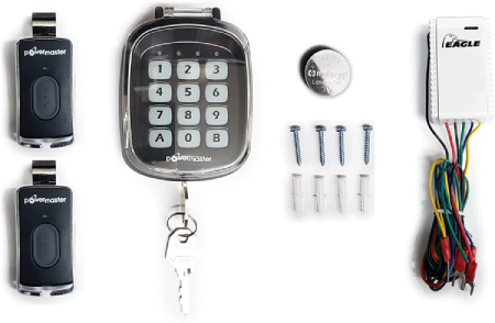 Power Master Kit Gate Keypad PM654 2 Channel 433 MHz Access Control ...