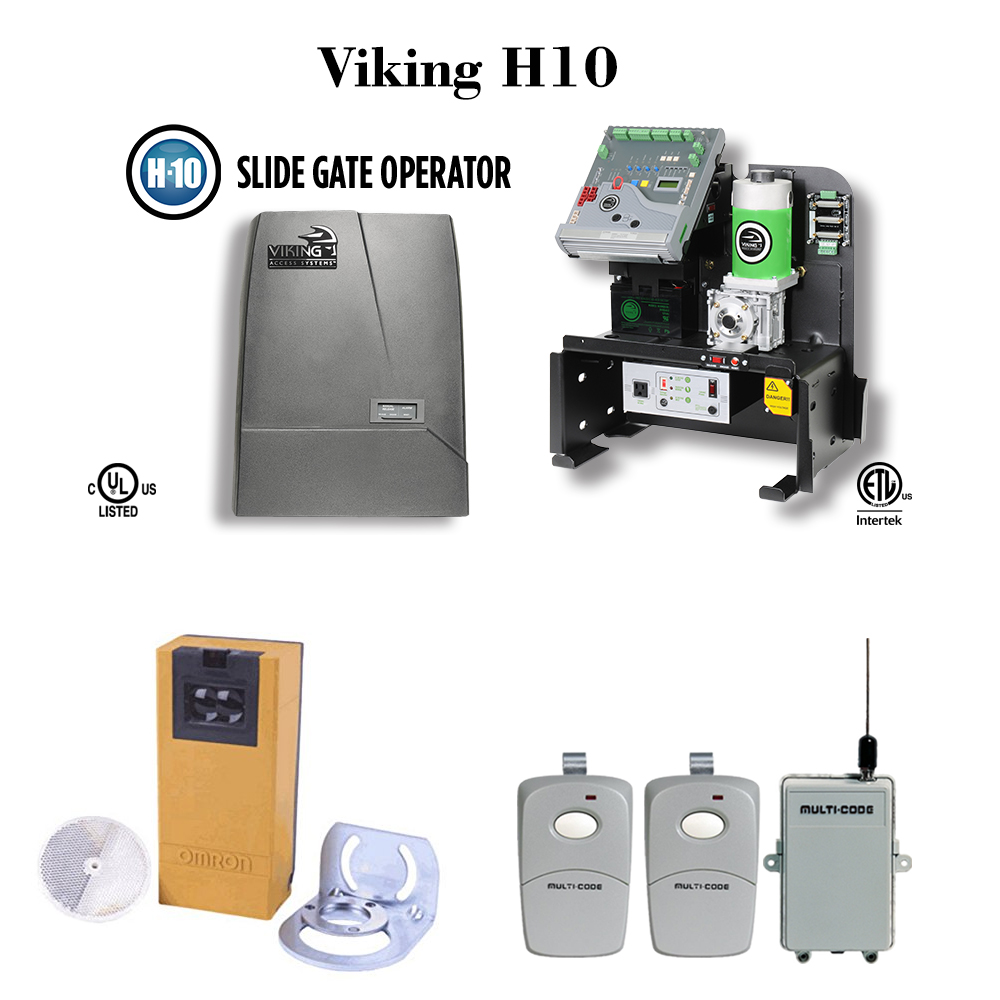 Viking Access Gate Openers H10 Heavy Duty Commercial Sliding Operators