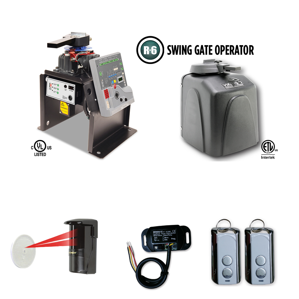 Viking R6 Slide gate Opener Viking R-6 Residential Swing Gate Opener