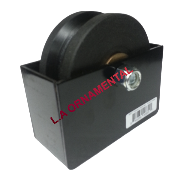 4" UHMW Sliding Gate V-Groove Wheel POLYOLEFIN PLASTIC WHEELS